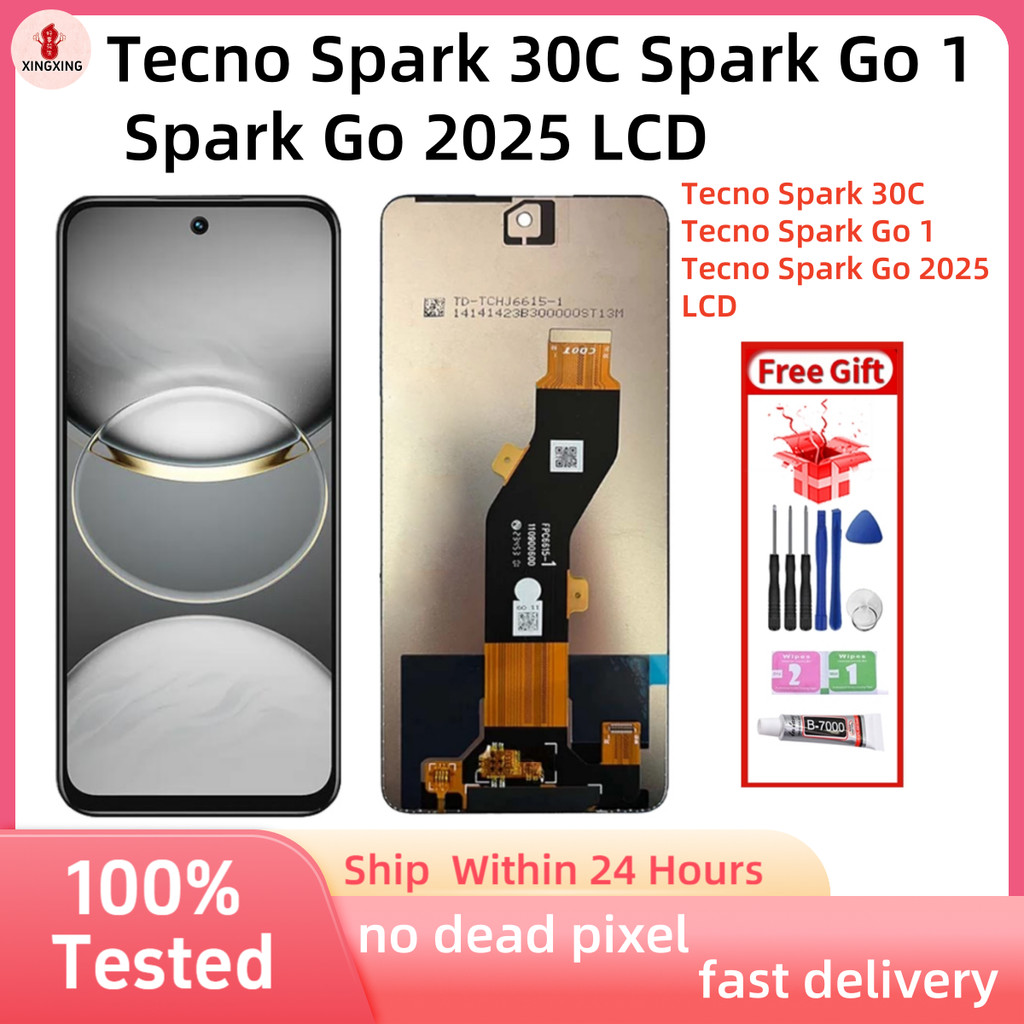 For Original Tecno Spark 30C Spark Go 1 Spark Go 2025 LCD Display Touch ...