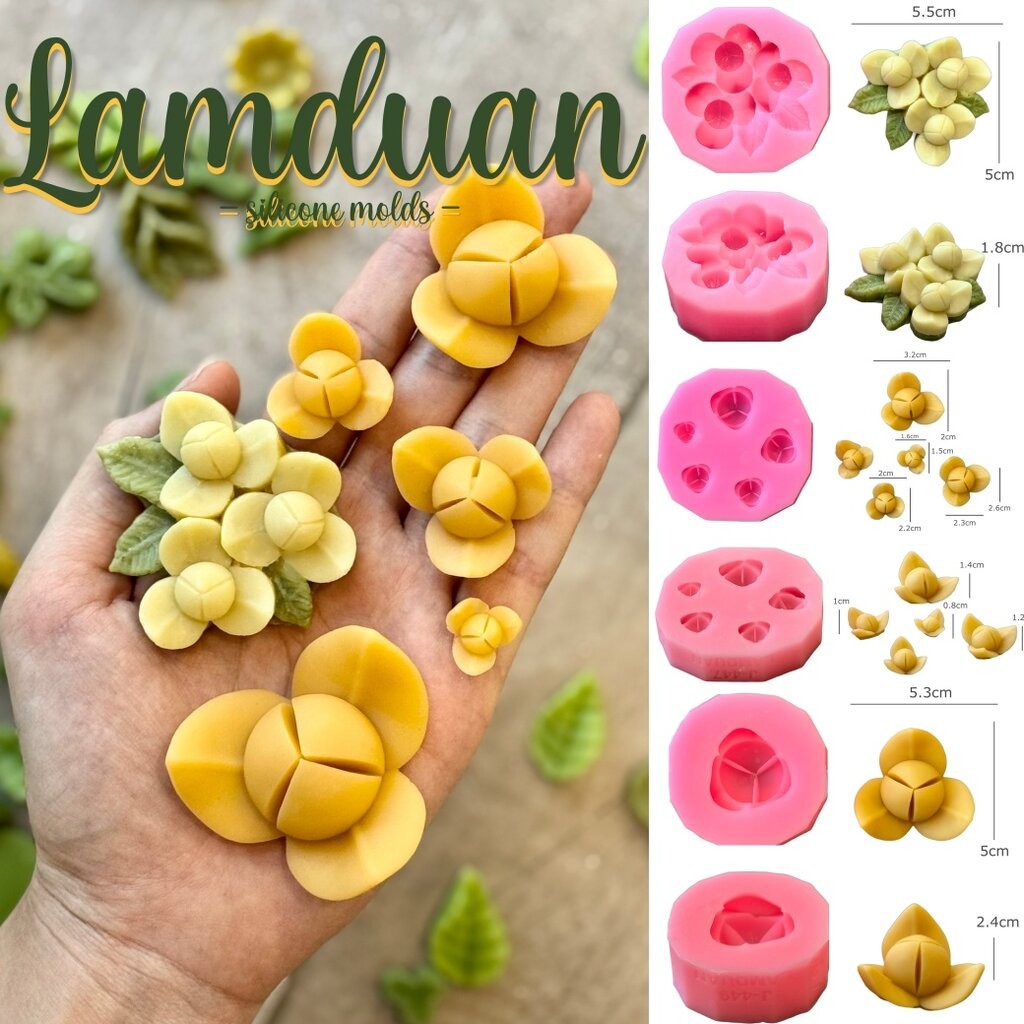Including Dessert Molds Lamduan Many Sizes Can Make Desserts. | Shopee ...