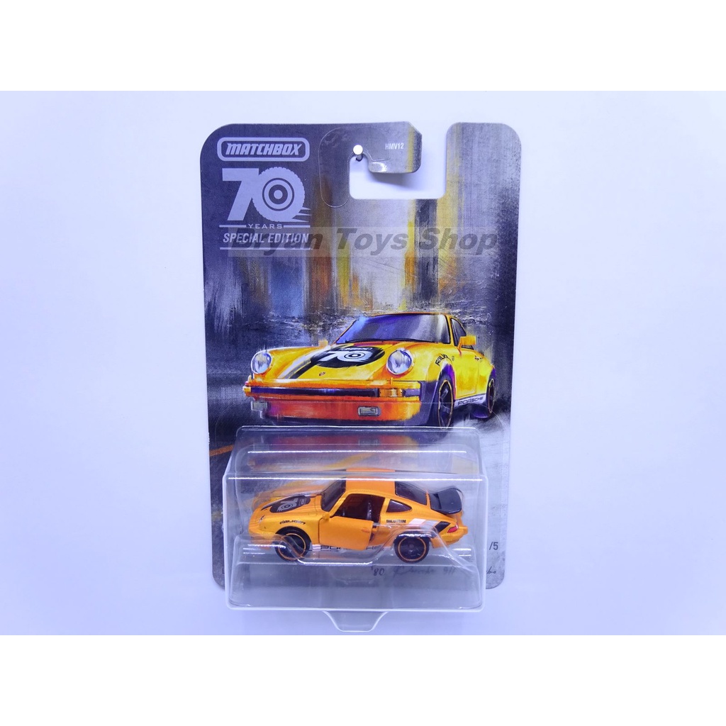 Matchbox Moving Parts 80 Porsche 911 Turbo 70 Year Special Edition ...