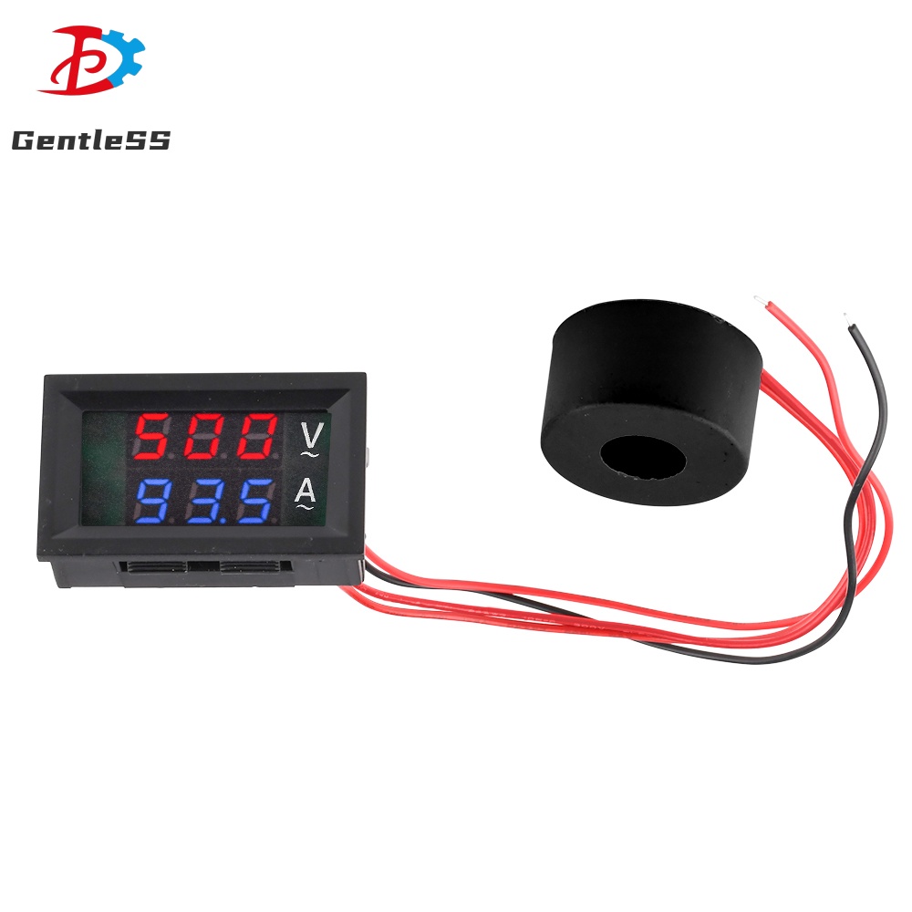 AC50-500V 10A/50A/100A AC Digital Display Voltmeter Ammeter with ...