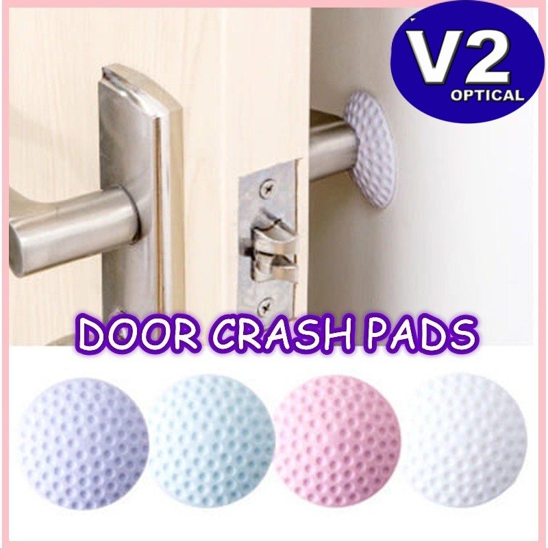 1 PC Thicken Door Crash Pads Bumper Rubber Anti-collision Mute Doorknob ...