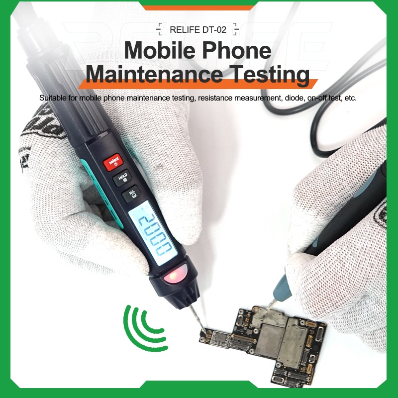RELIFE DT-02 Smart Pen-type Multimeter for Mobile Phone Repair, AC/DC ...