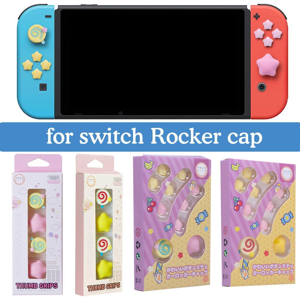 4/10Pcs Cute Kirby Super Star ABXY Key Sticker DIY Button Joystick ...