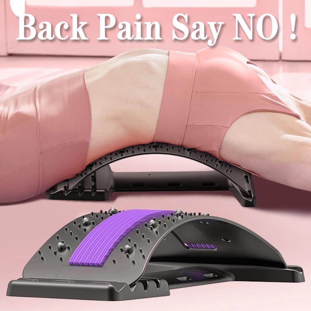 Back Spine Backbone Support Massage Board Stretcher Lumbar Massager ...