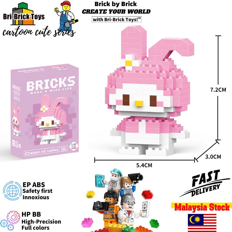 Bri-Brick Toys 3D Minifigures Bricks Cute Nano Building Block Cartoon ...
