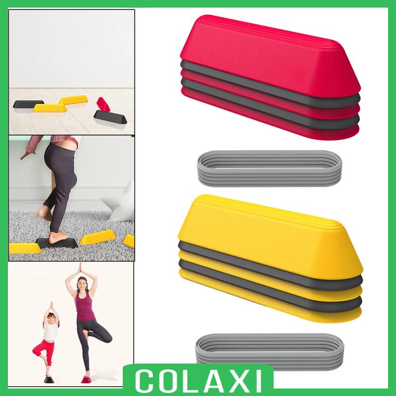 [Colaxi] 5 Pieces Indoor and Outdoor Balance Block Multi Ways to Play ...