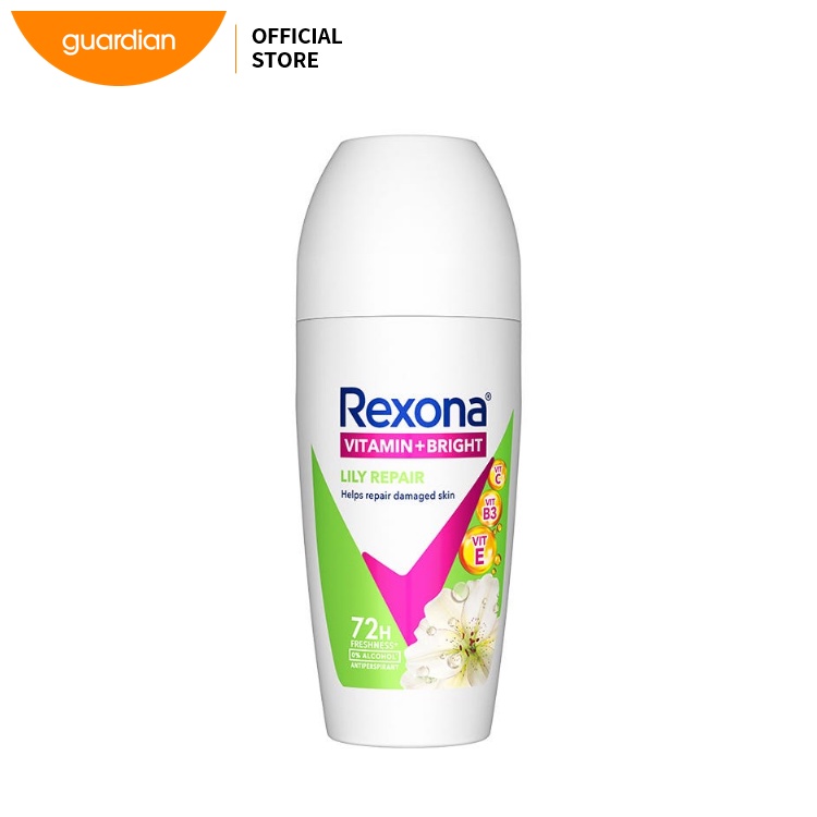 Rexona Natural Brightening Fresh Lily Deodorant Roll On 45ml | Shopee ...