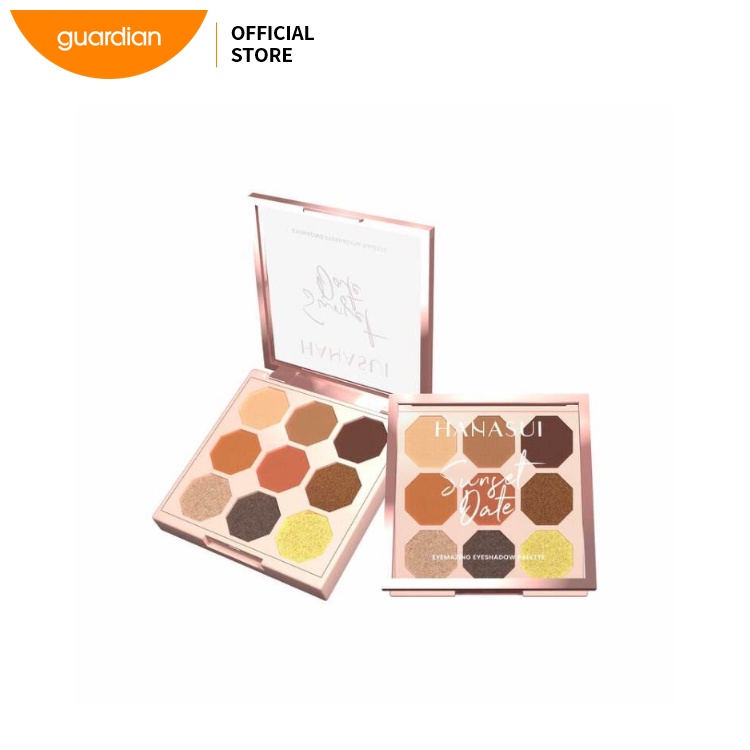 Hanasui Eyemazing Eyeshadow Palette Sunset Date | Shopee Malaysia