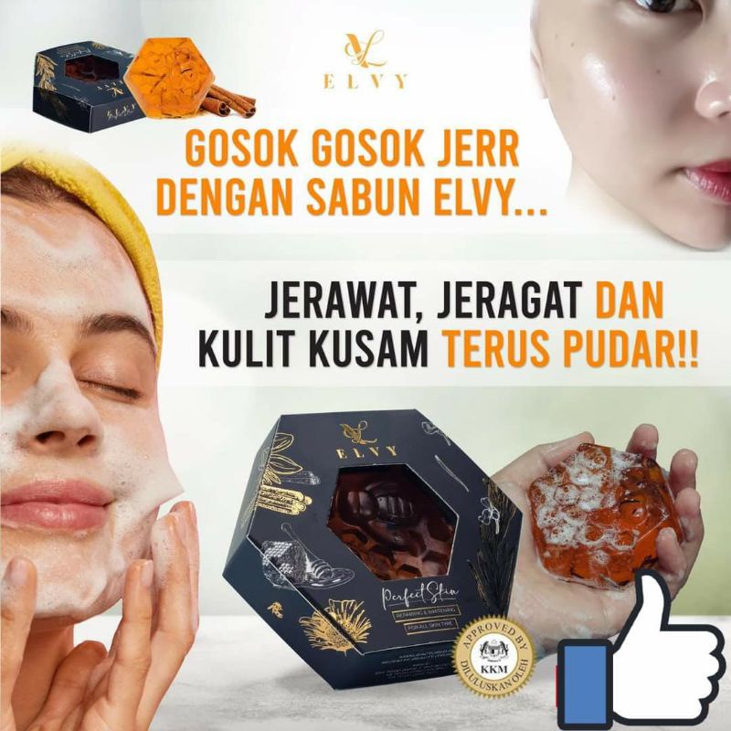 SABUN ELVY ORIGINAL - SABUN HILANGKAN, JERAWAT, JERAGAT DAN MENCERAHKAN ...