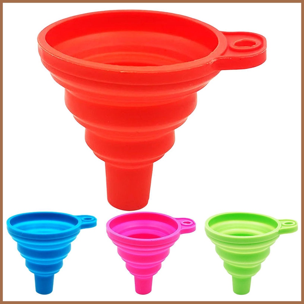 Universal Silicone Car Engine Funnel Liquid Funnel Washer Fluid Change ...