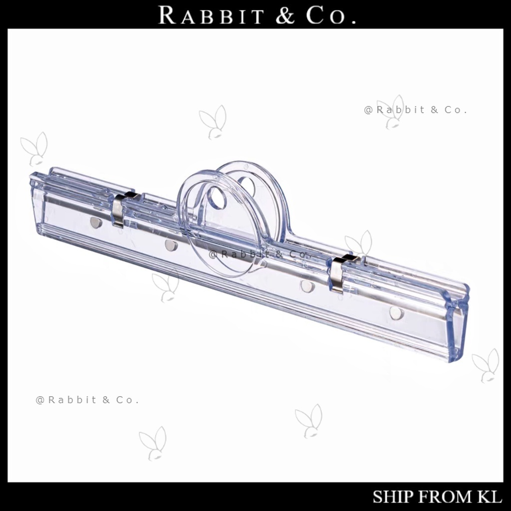R&C 20CM Large Magnetic Transparent Clamp Paper Clips File Folder ...