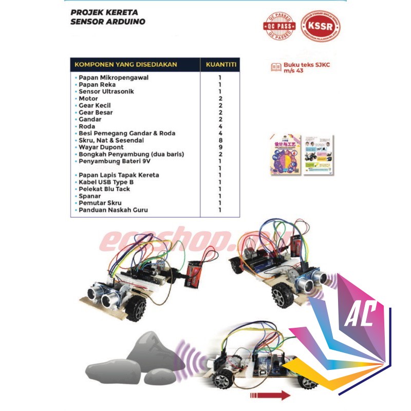 Projek RBT Tahun 6 Kereta Sensor Arduino ~ Reka Bentuk & Teknologi ...