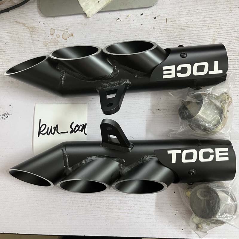 2"/51MM I.D Universal Muffler Both Side Using Exhaust Muffler Pipe TOCE ...