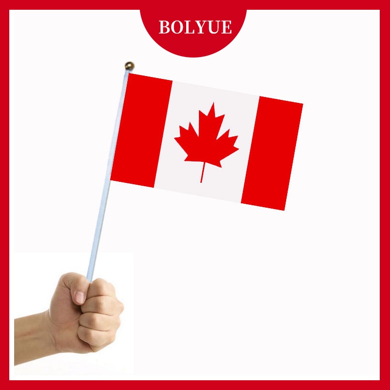 Canada Flag Country Hand Flag 14cm*21cm | Shopee Malaysia