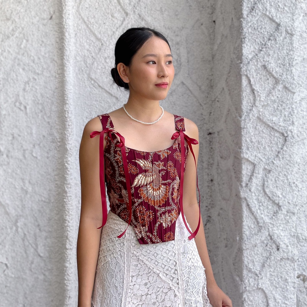 Seashell Corset Top - Kanona | Shopee Malaysia