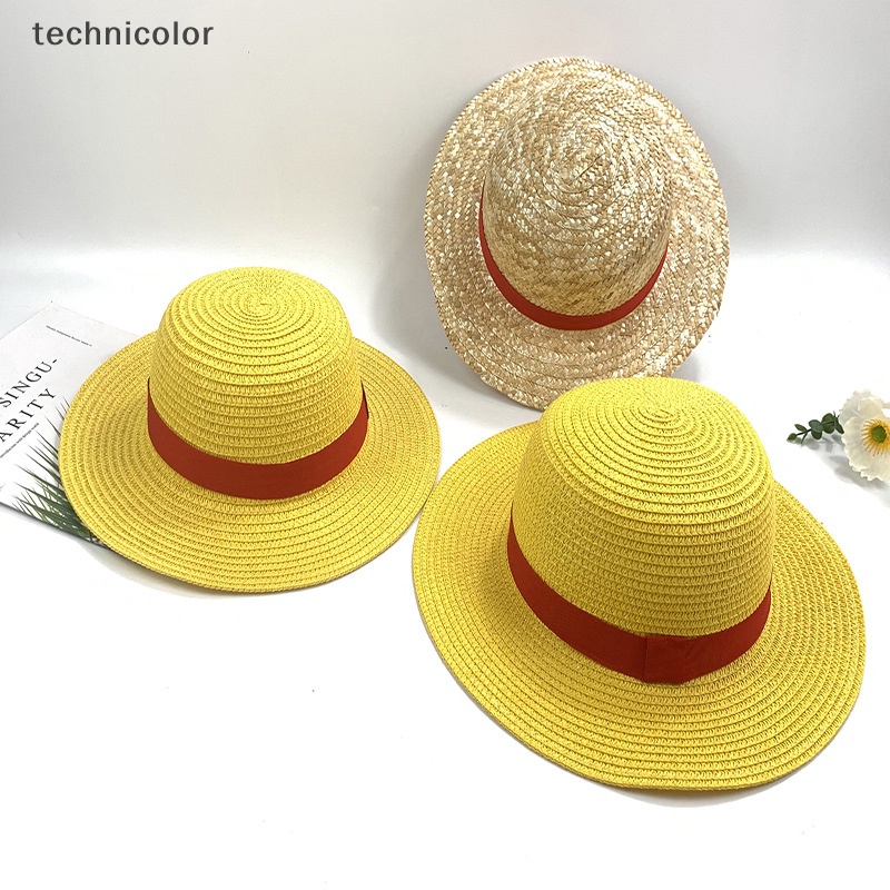 TCMY Japanese Cartoon Anime One Piece Luffy Handmade Straw Hat Pirate ...