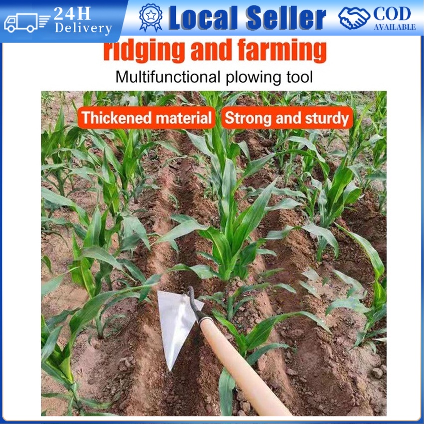 Triangle Shape Mini Hoe Agricultural Ditch Hoe Pointed Hoe Cangkul ...