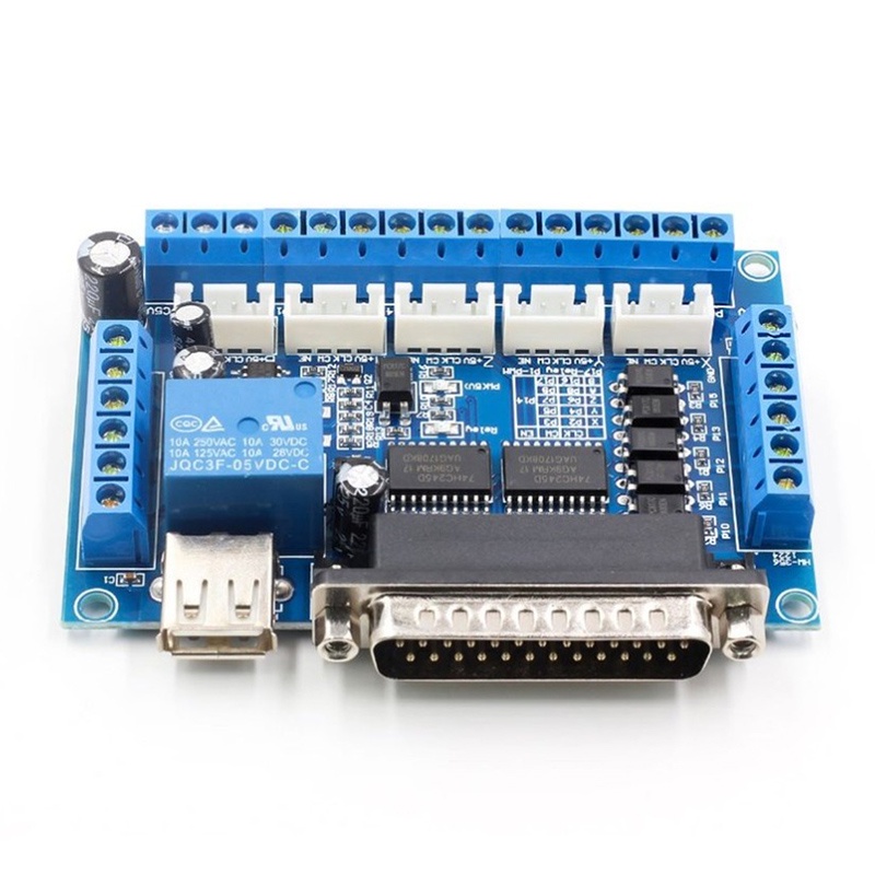 5-axis stepper motor driver with optocoupler isolation CNC interface ...