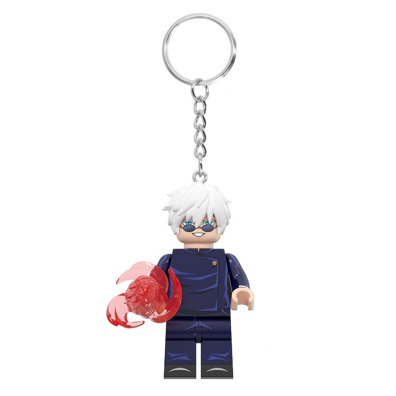 Keychain LEGO Minifigure Gojo Satoru WM2365 Jujutsu Kaisen | Shopee ...