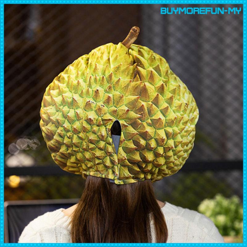 [BuymorefunMY] Cute Hat Cosplay Masquerade Fruit Hat Halloween Durian ...