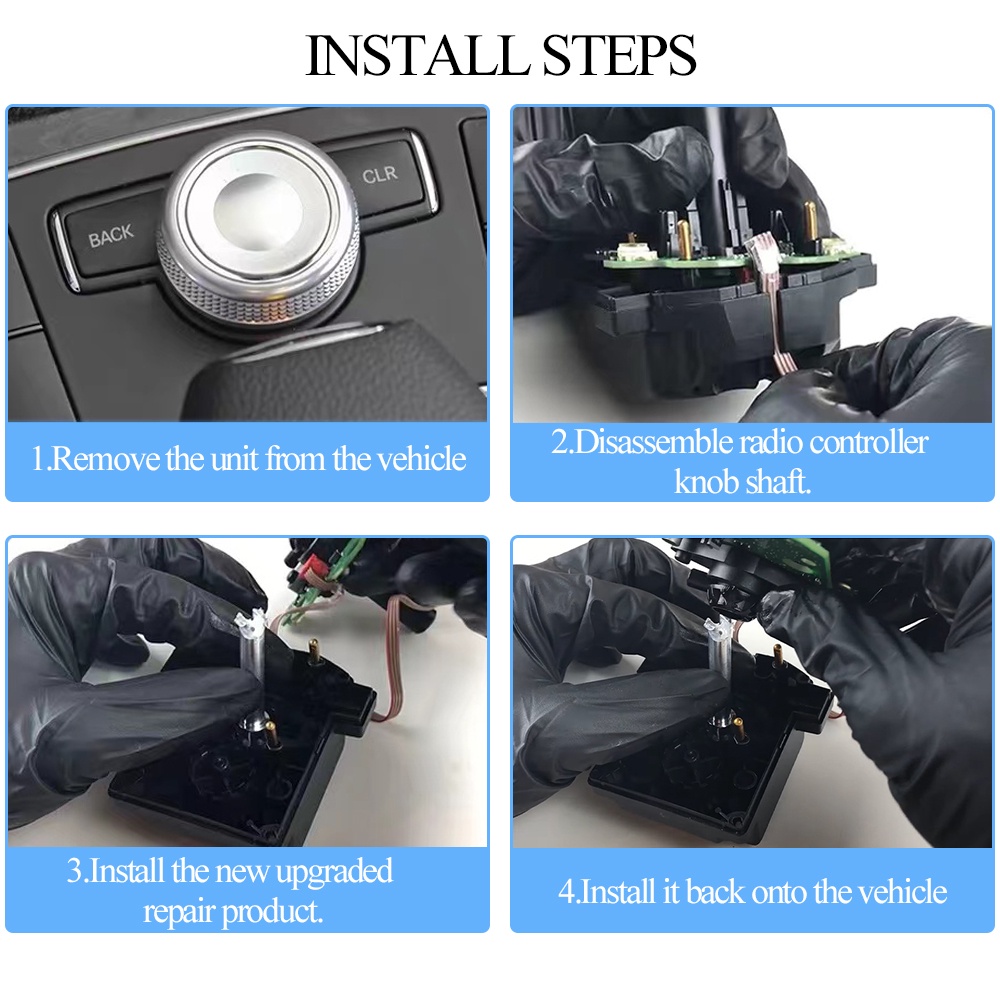 New Scroll Knob Shaft Repair Fix Radio Command Console Controller ...