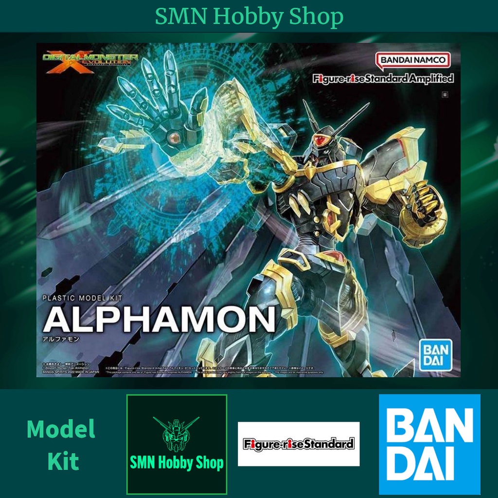 FRS - Figure-Rise Standard Amplified Alphamon Toys Plastic Model Kit [Digimon] (Bandai) | Shopee ...