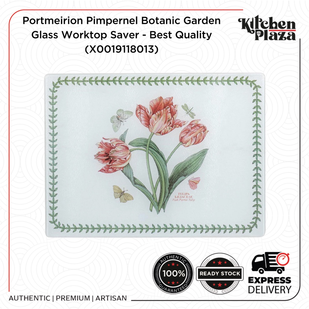 Portmeirion Pimpernel Botanic Garden Glass Worktop Saver - Best Quality ...