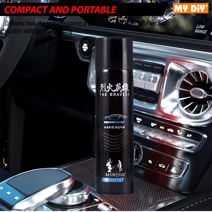 520ml THE BRAVEST Fire Extinguisher Multipurpose for Car Home Travel or ...