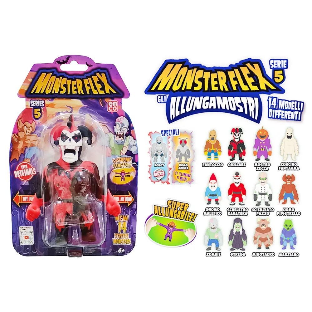 Emco Monster Flex Stretch Monsters Toys (Unique Characters) | Shopee ...