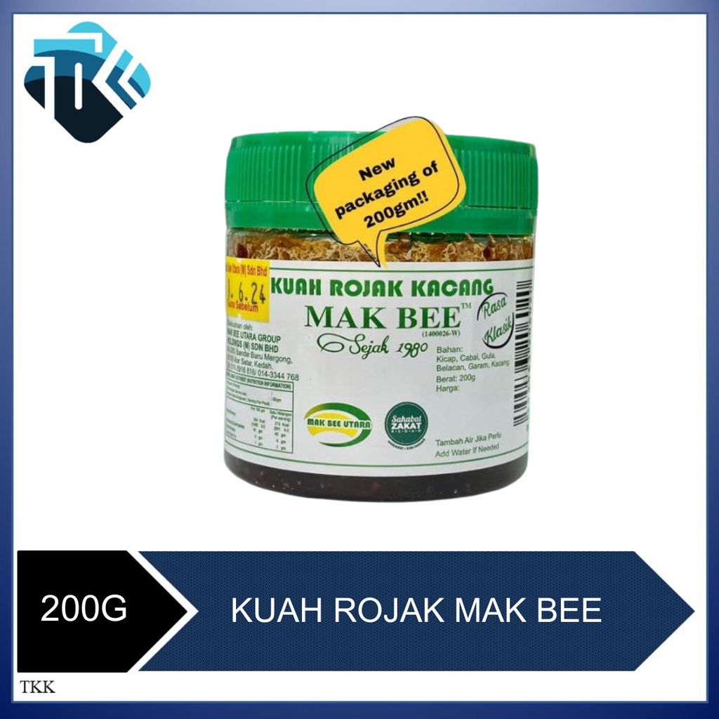 KUAH ROJAK KACANG MAK BEE 200G | Shopee Malaysia