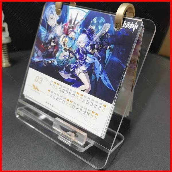 YS Genshin impact Furina Focalors desk 2024 calendar Neuvillette Game ...