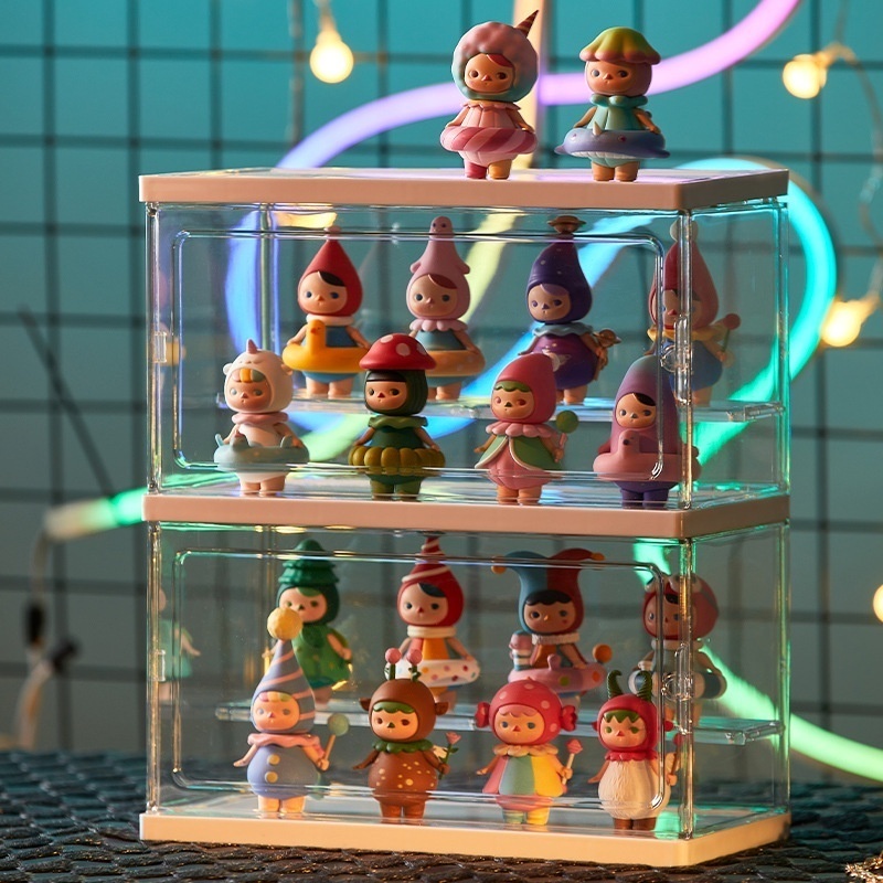 Blind box storage and display rack, music expert office rack ...