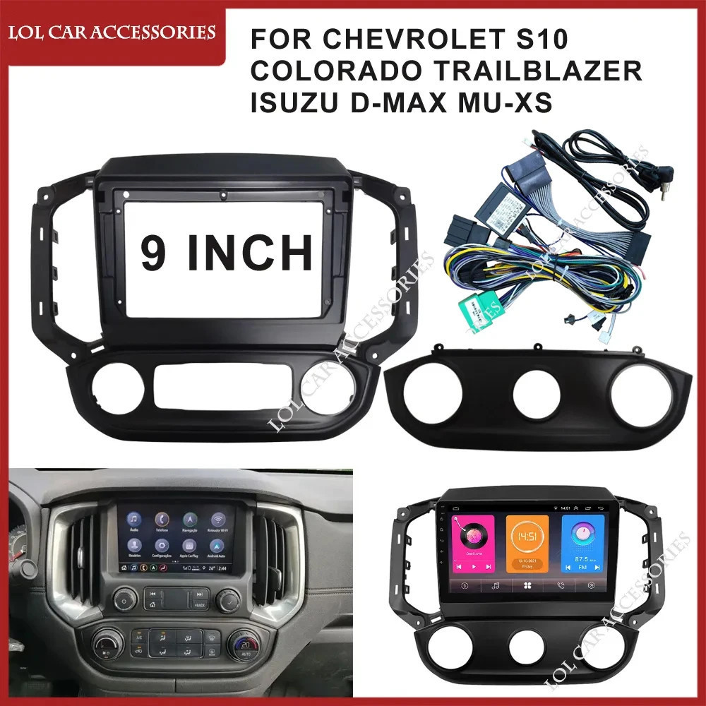 Car Radio Fascia For CHEVROLET S10 Colorado Trailblazer ISUZU D-MAX MU ...