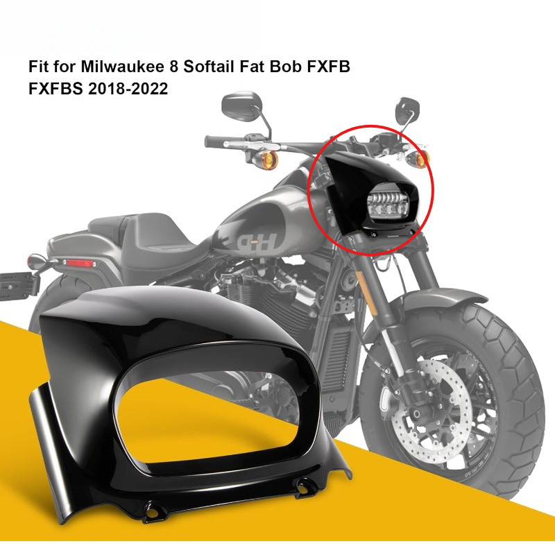 Motorcycle Headlight Fairing Cover Head Light cowl Headlamp Front Kit ...