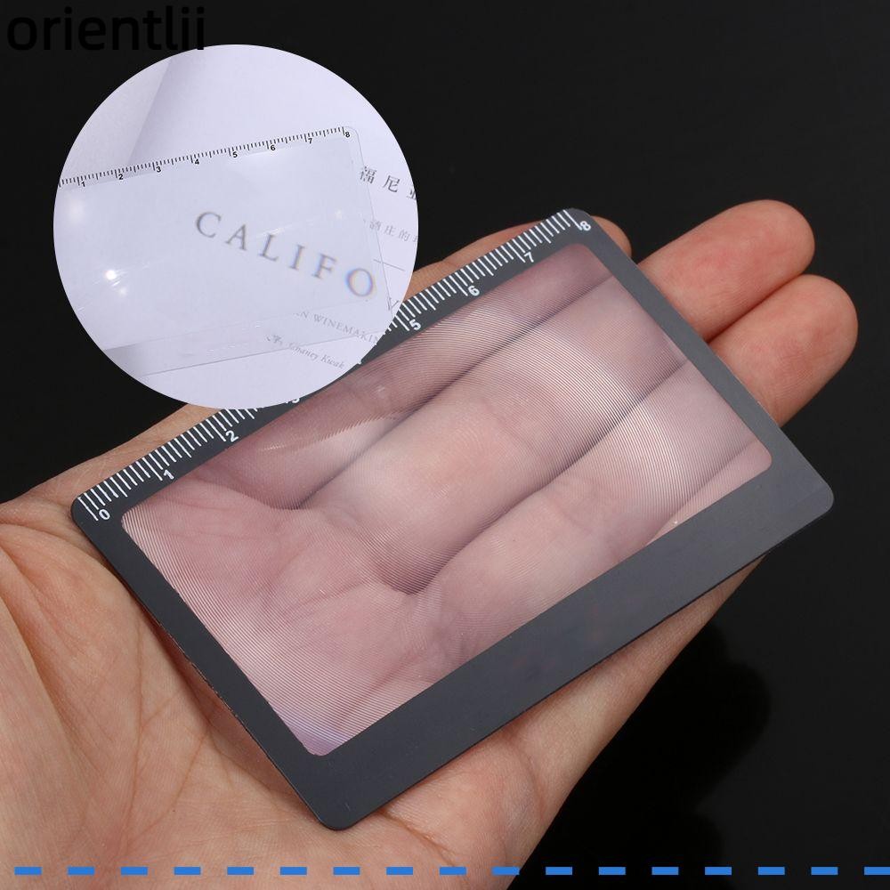 ORIENTLIIY Magnifier Sheet Convinient Reading Glass Fresnel Lens PVC ...