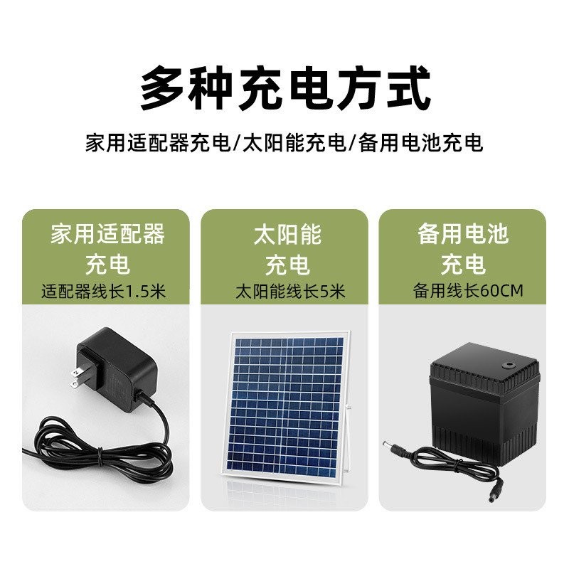 Kipas Pengecas Solar Linbian 12 Inci Angin Kencang Isi Rumah Boleh ...
