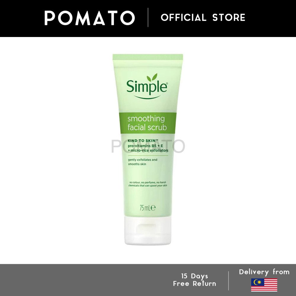 Simple Smoothing Facial Scrub 75mL Kind to Skin | Shopee Malaysia