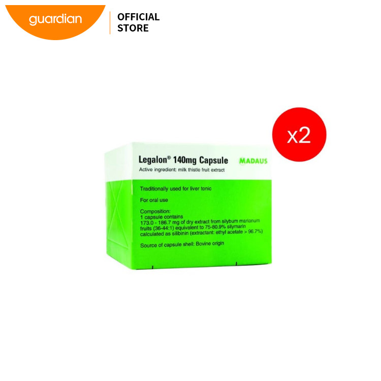 [Bundle of 2] Legalon 140Mg Cap 10S X 10 Strips (2x121122317) | Shopee ...