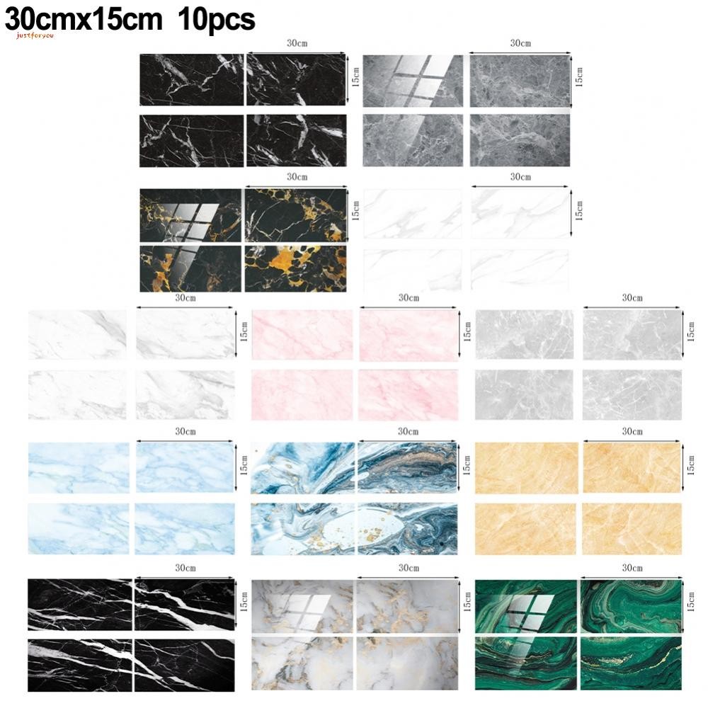 Transform Your Walls/Floors with Fake Marble Tile Stickers Easy Install ...
