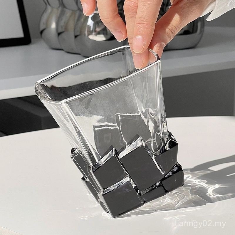 Creative Artistic Black Gem Light Luxury Crystal Glass Niche Design ...