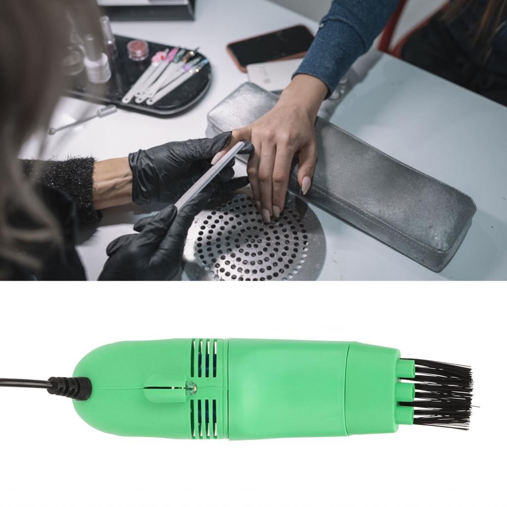 Bmai Mini Nail Dust Collector Powerful Vacuum Extractor Electric ...