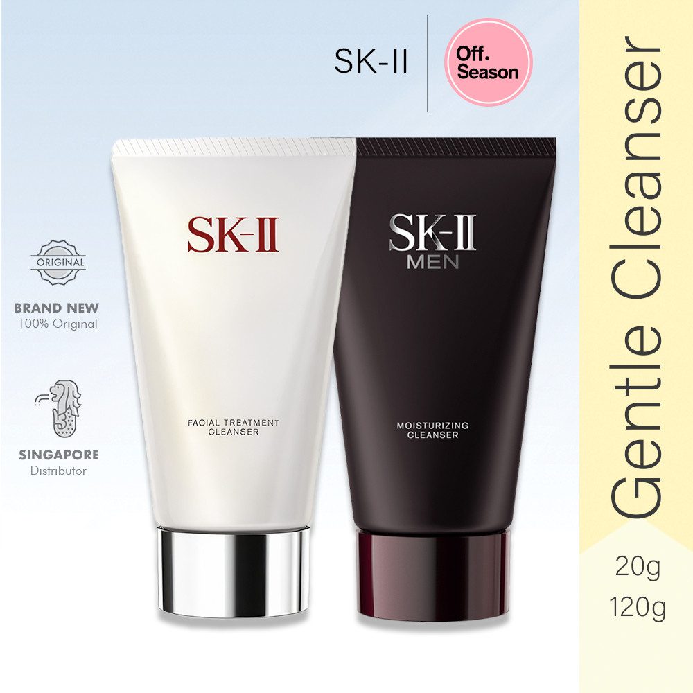 【100%Original】SK-II Facial Treatment Gentle Cleanser 120g [SK2 / SKII Foam Cleanser] Exp2027 ...