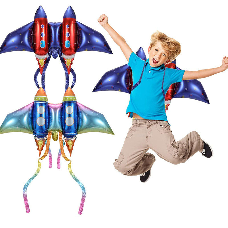 New Rocket Wing Balloons Inflatable Foil Balloons Large Wings Balloon ...