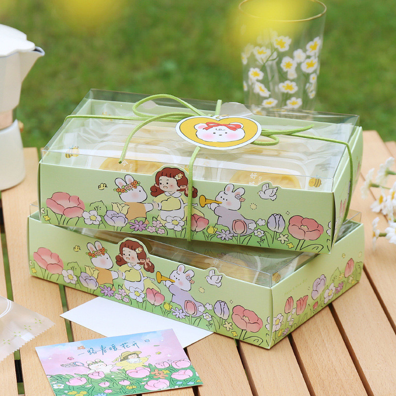 Baking 6 Pieces Wormwood Youth Group Packaging Box Packaging Box Mung ...