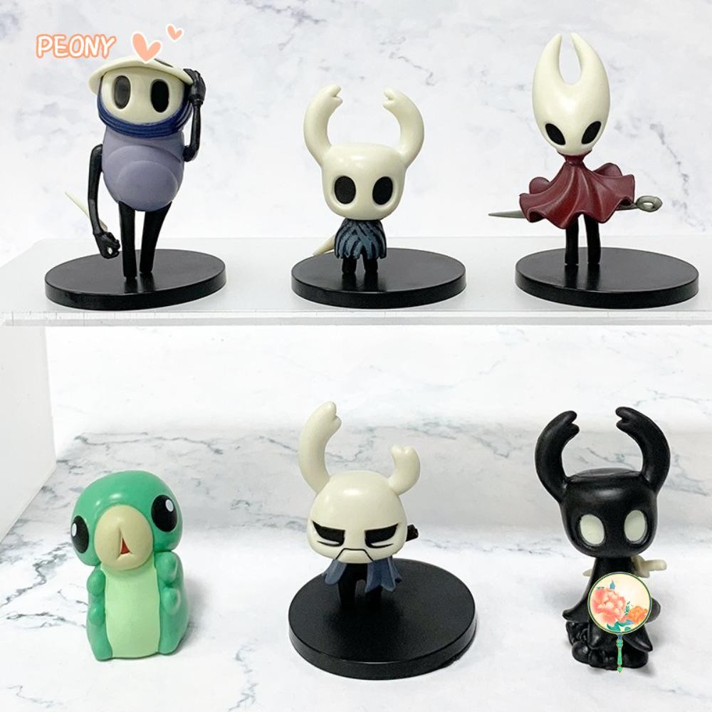 PEONY-HOME Hollow Knight Toys, Q Version Knight Anime Game Figure ...