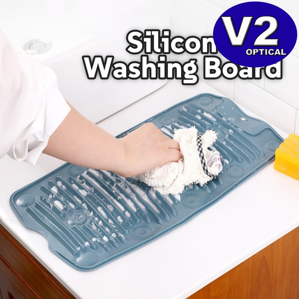 Multifunctional Silicone Washing Board Laundry Scrubbing Board Roll Up ...