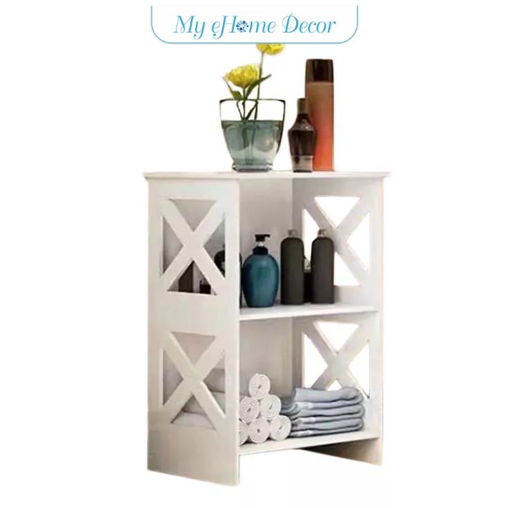 DIY multilayer shelf storage rack organiser space saver rack book shelf ...