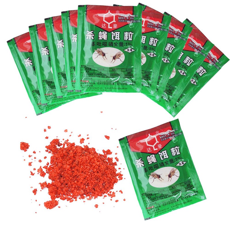 Flies Killing Bait Destroy Flies Insecticide Bait Powder Repellent ...