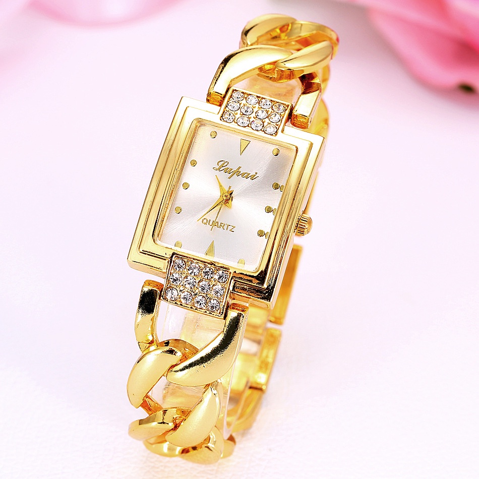 INS New Women's Quartz Watch Fashion Trend Bracelet Style Fashion Watch ...