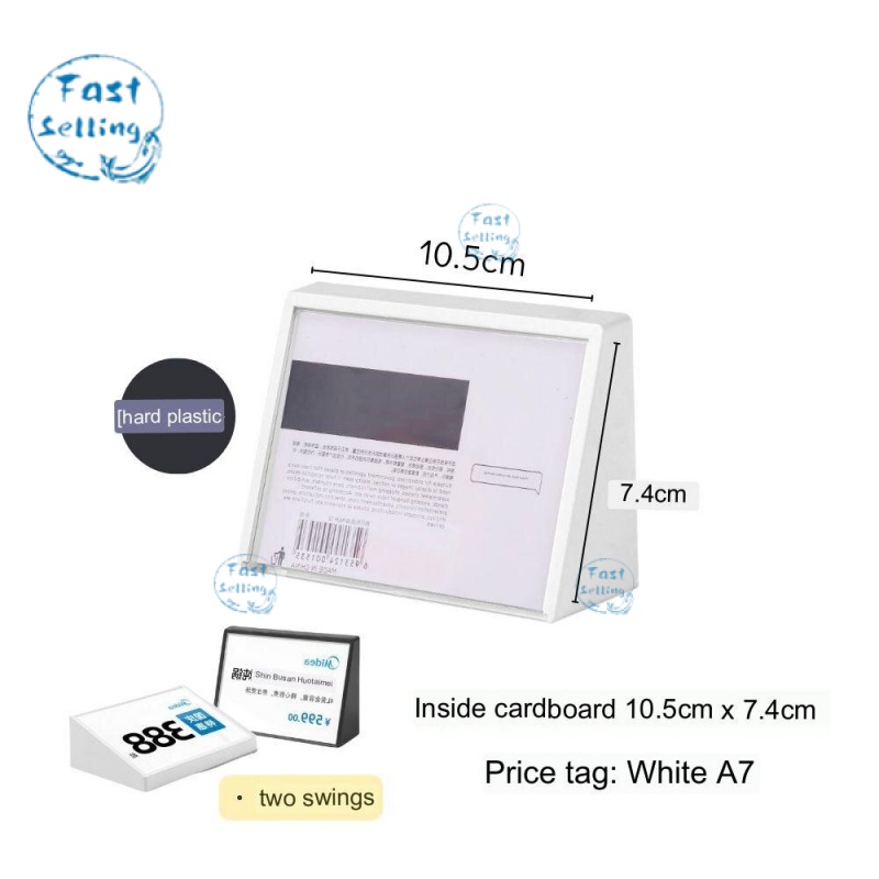 Acrylic Table Card Standing Card Crystal Price Display Card 4s Store ...